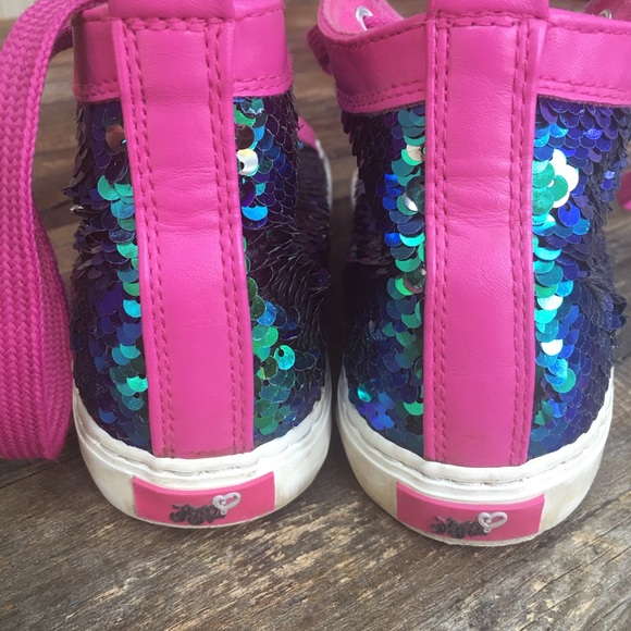 JoJo Siwa | Shoes | Jojo Siwa Flippy Sequins Mermaid Hugo High Tops 3 ...